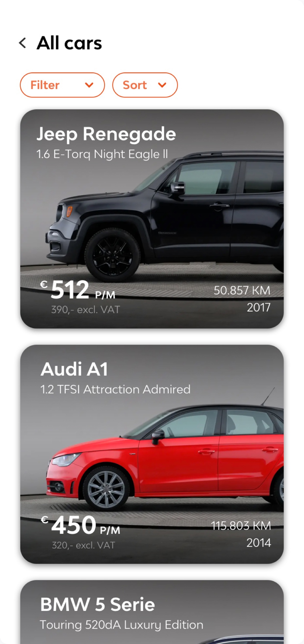 CarNext.com: a fun and easy lease app | Triple