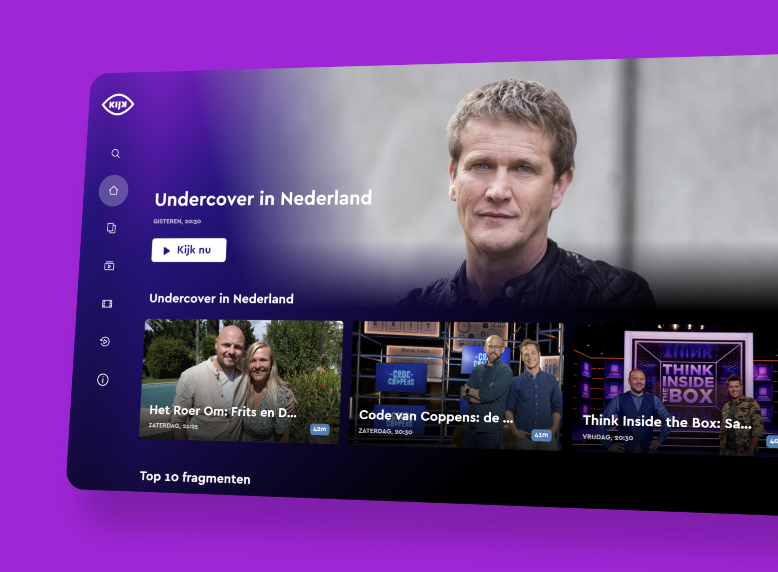 Talpa KIJK: Live and on-demand smart tv platform | Triple