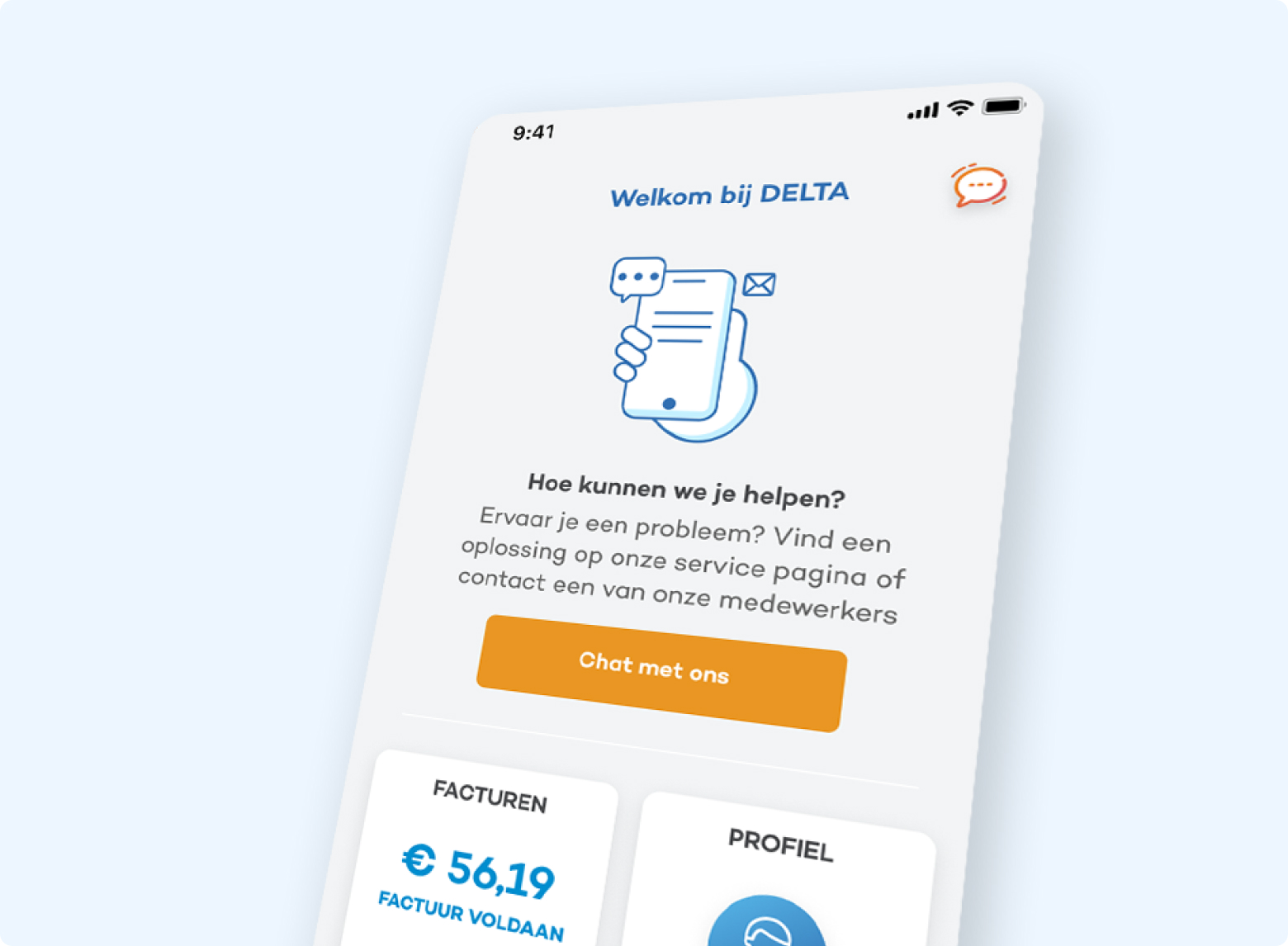 DELTA: Een dynamische customer experience app voor tevreden klanten