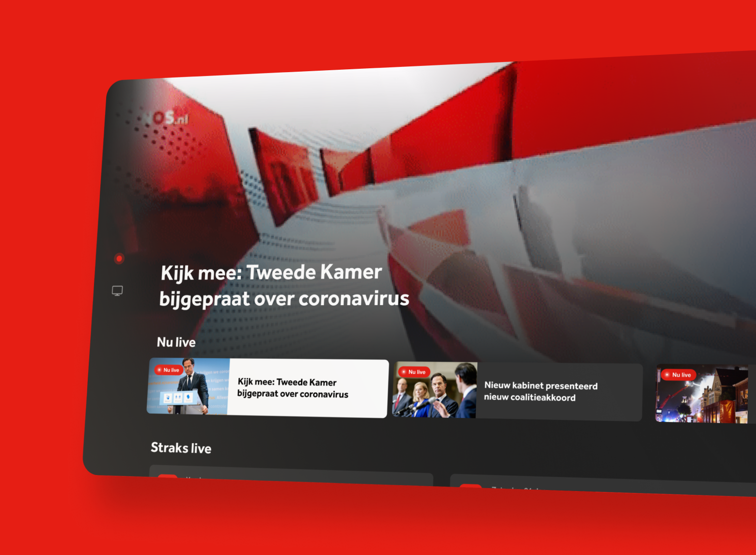 NOS Live: ‘Now and latest’ experience on smart tv | Triple