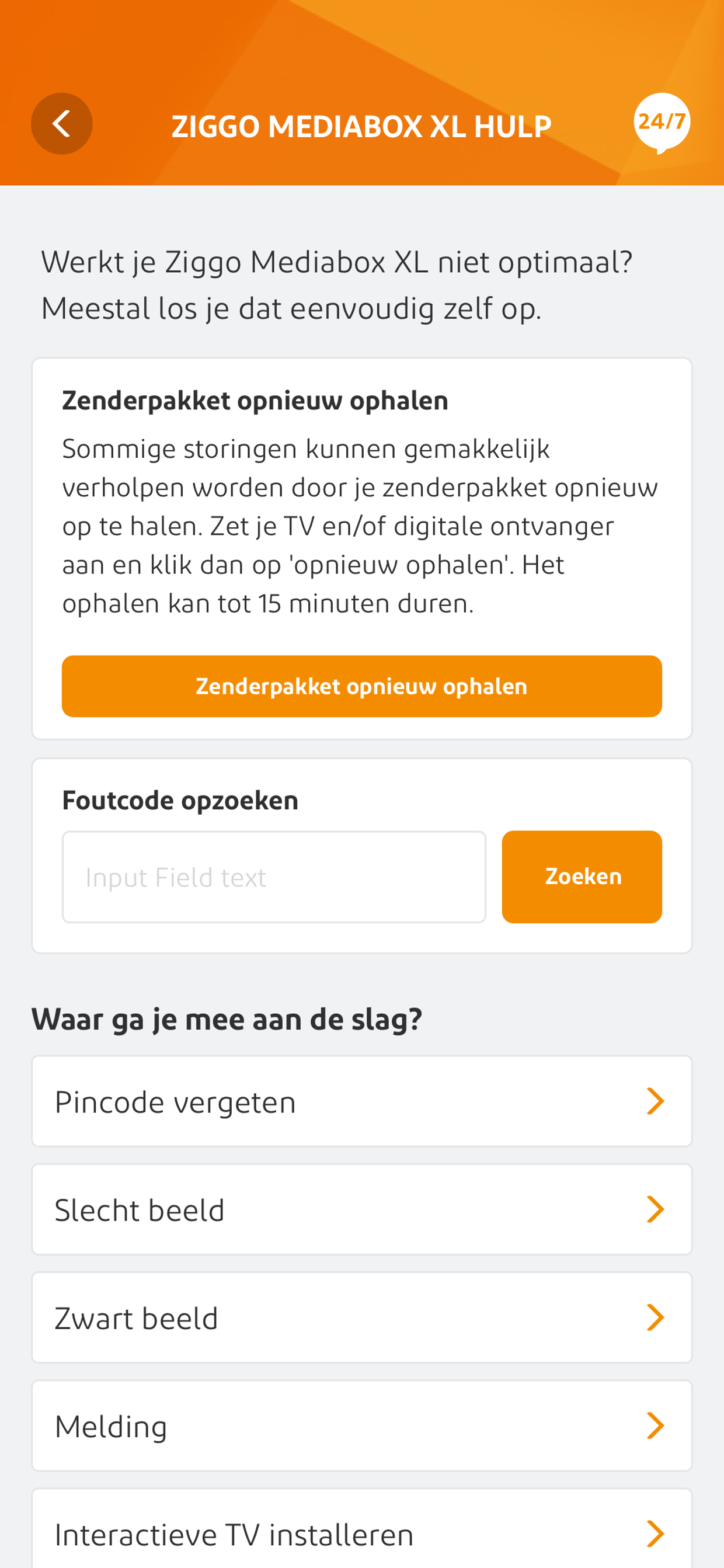 My Ziggo app: 24/7 Subscription management in your pocket | Triple